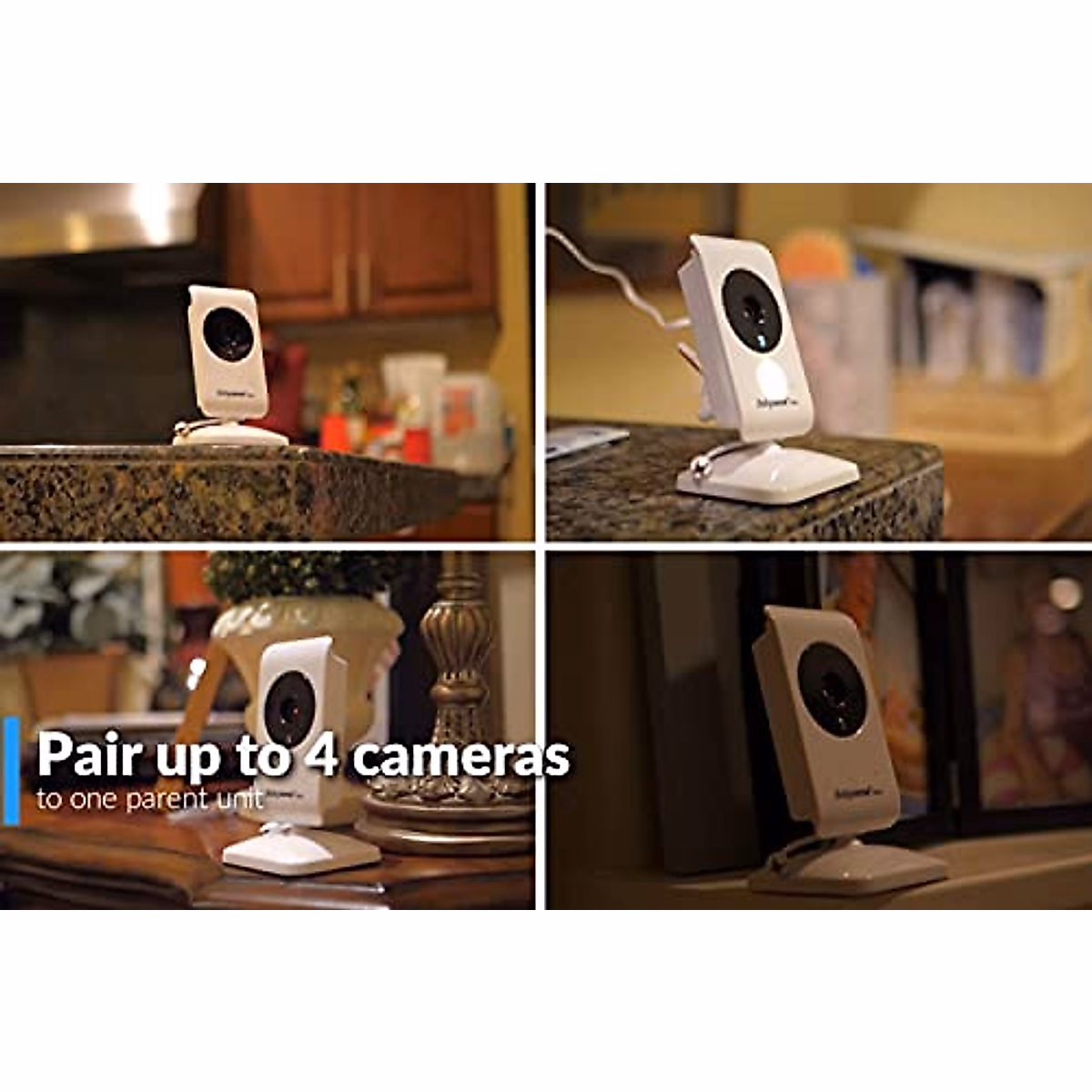 Babysense Video & Baby Movement Monitor - Bundle Pack - Babysense Video Baby Monitor V24R Camera and Audio & Babysense 7 Under-The-Mattress Baby Movement Monitor - 2 in 1