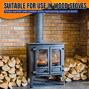 SIMOND STORE Wood Stove Fire Brick - 9" x 4.5" x 1.25" Thick - Fire Brick - Pack of 6 - Fire Bricks for Wood Stove, Fireplace Brick - Replacement for US Stove FBP6 - Fire Bricks for Fireplace