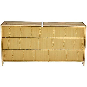 Amazon Basics Kids Vertical Storage Cubby, 12 Section Organizer, Wooden Finish