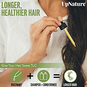 UpNature Rosemary Essential Oil - 100% Pure Rosemary Oil for Hair Growth - 2oz