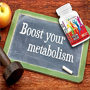 Minton Well-C Fitbone d3 Calcium for Kids Teenagers with Magnesium Zinc Vitamin D and B12 for Strong Bones | Immunity | Growth | Height (10-16 Years)-60 Chewable Tablets