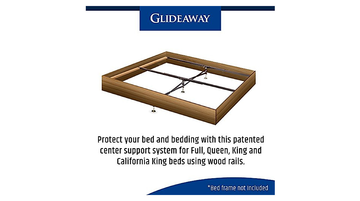 Glideaway X-Support Bed Frame Support System - Strong Center Support