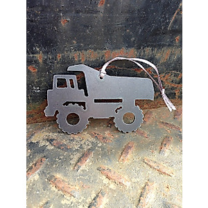 Dump Truck Metal Ornament