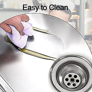 Vertical Kitchen Sink, Single Bowl Sink Commercial Catering Sink 304 Stainless Steel Kitchen Sink Freestanding Wash Basin Multifunctional Sink with Bracket Drawing Process (60 * 60 * 80cm)