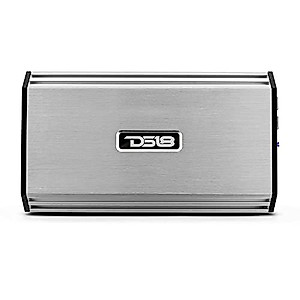 DS18 S-1600.2/SL Car Audio Amplifier – 2 Channel, Full Range, Class AB, 1600 Watts (Silver)
