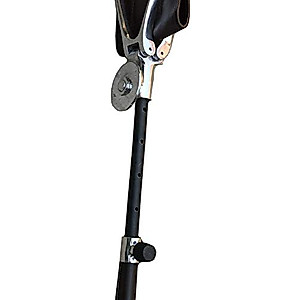 Adjustable Antique Brown Shooting Stick | Very Durable Big Size Leather Seat Folding Chairs | Polo Fishing Golf Seat Stick | Lightweight Hiking Walking Sticks