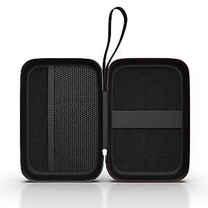 AGOZ Hard Carrying Case for Bushnell Phantom 2 Rangefinder Golf GPS, Protective Cover with Wrist Strap, Anti-Shock, Water Resistant Pouch for Golf GPS, Interior Mesh Half Pocket for Cable (Black)