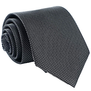 fortunatever Mens Solid Neckties,Gray Ties For Men+Gift Box,58"×3.35"