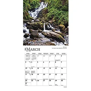 Ireland | 2024 7 x 14 Inch Monthly Mini Wall Calendar | BrownTrout | Scenic Travel Dublin Irish