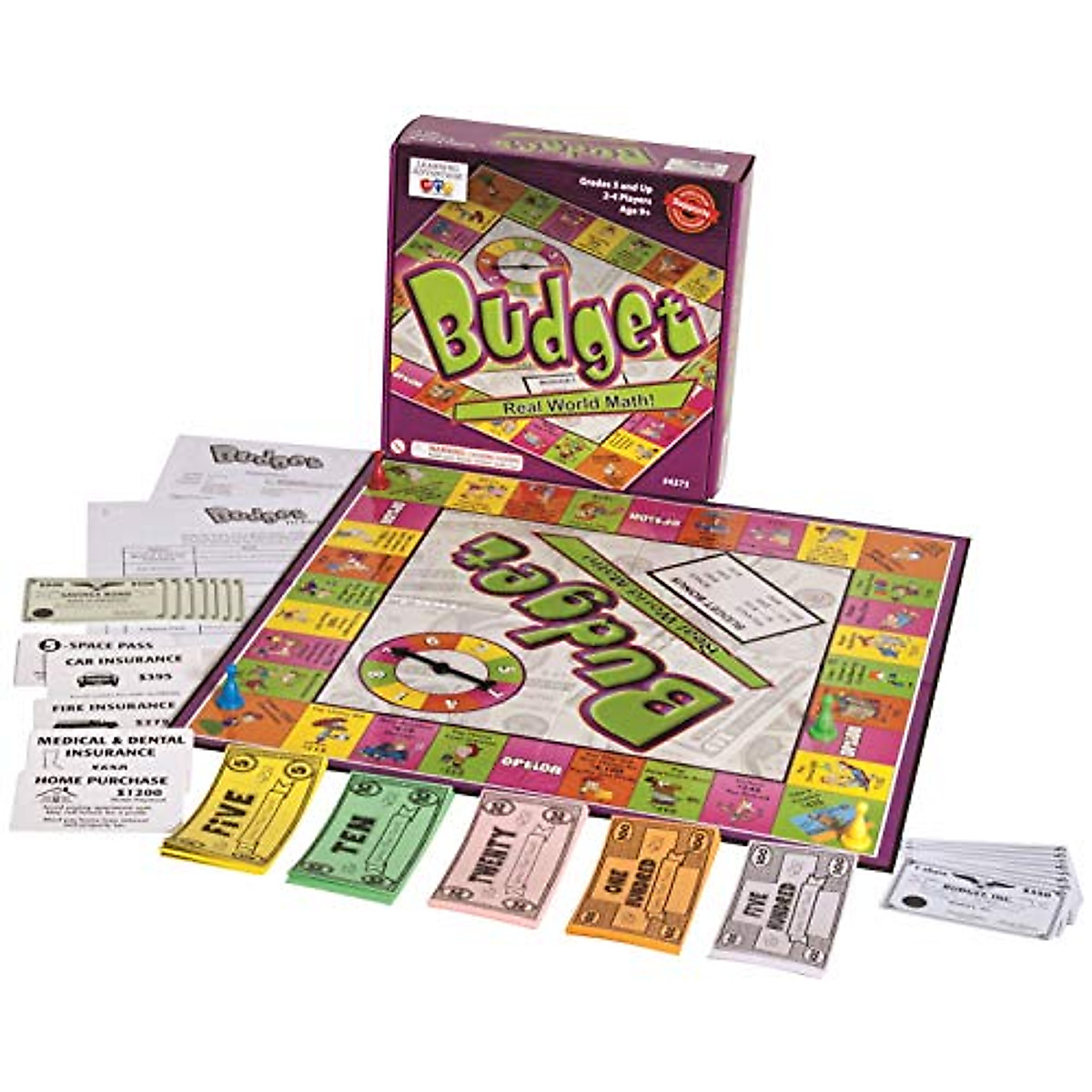 Learning ADVANTAGE-4373 Budget - Budgeting Game for Kids - Teach Money, Math and Critical Thinking