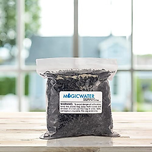 MagicWater Supply Crinkle Cut Paper Shred Filler (2 oz) for Gift Wrapping & Basket Filling - Black