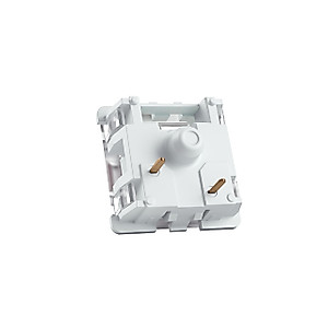 Gateron Linear Switches x Glorious 120 PCS - for Mechanical Keyboards, Gaming and Programming, 3-Pin, Transparent with Red Stem, LED-SMD Compatible