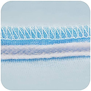 Pharmedoc Pregnancy Body Pillow Cover Replacement for U Shaped Body Pillow with Detachable Extension ONLY- Jersey Cover Only - Light Blue