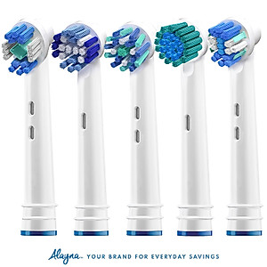 Replacement Brush Heads Compatible with Oral B Braun –20 Pack of 4 Sensitive, 4 Floss, 4 Precision, 4 Cross, 4 Polishing- Fits Oralb Electric Toothbrush 7000 Pro 1000 9600 Kids Action Etc.