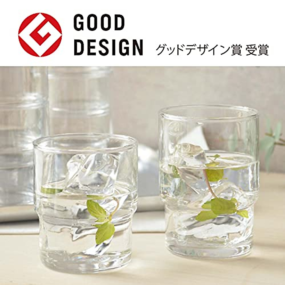 Toyo Sasaki Glass 00346HS Tumbler Glass, HS Stack Tumbler, Father's Day, 8.5 fl oz (250 ml), 6 Stacks, Made in Japan, Dishwasher Safe, Shatter-Resistant, Tumbler, Glass, Cup
