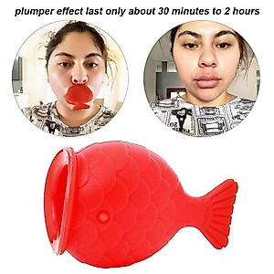 MonLiya Lips Enhancer Plumper Device Lips Silicone Fish Shape Natural Pout Mouth Tool Sexy Lip Mouth