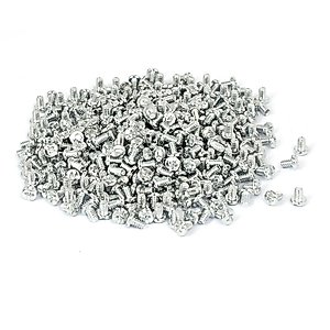 Aexit Desktop Computer Cleaning & Repair Hard Drive Video Card PCI Bezel Screw Silver Tone Computer Screws #6-32 400pcs