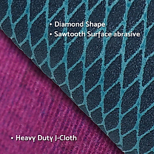 80pcs 5 inch Sanding Discs Hook and Loop Diamond Shape, Anti-Clogging Orbital Sander Sandpaper 60 80 120 180 220 320 400 600 Grit, Aluminum Oxide Sandpaper 8 Holes by S&F STEAD & FAST