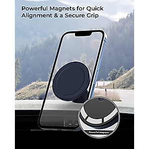 iOttie Velox Magnetic Flush Cell Phone Car Mount. Compatible with MagSafe iPhones Including iPhone 12, iPhone 13, iPhone 14, and iPhone 15 Series devices.
