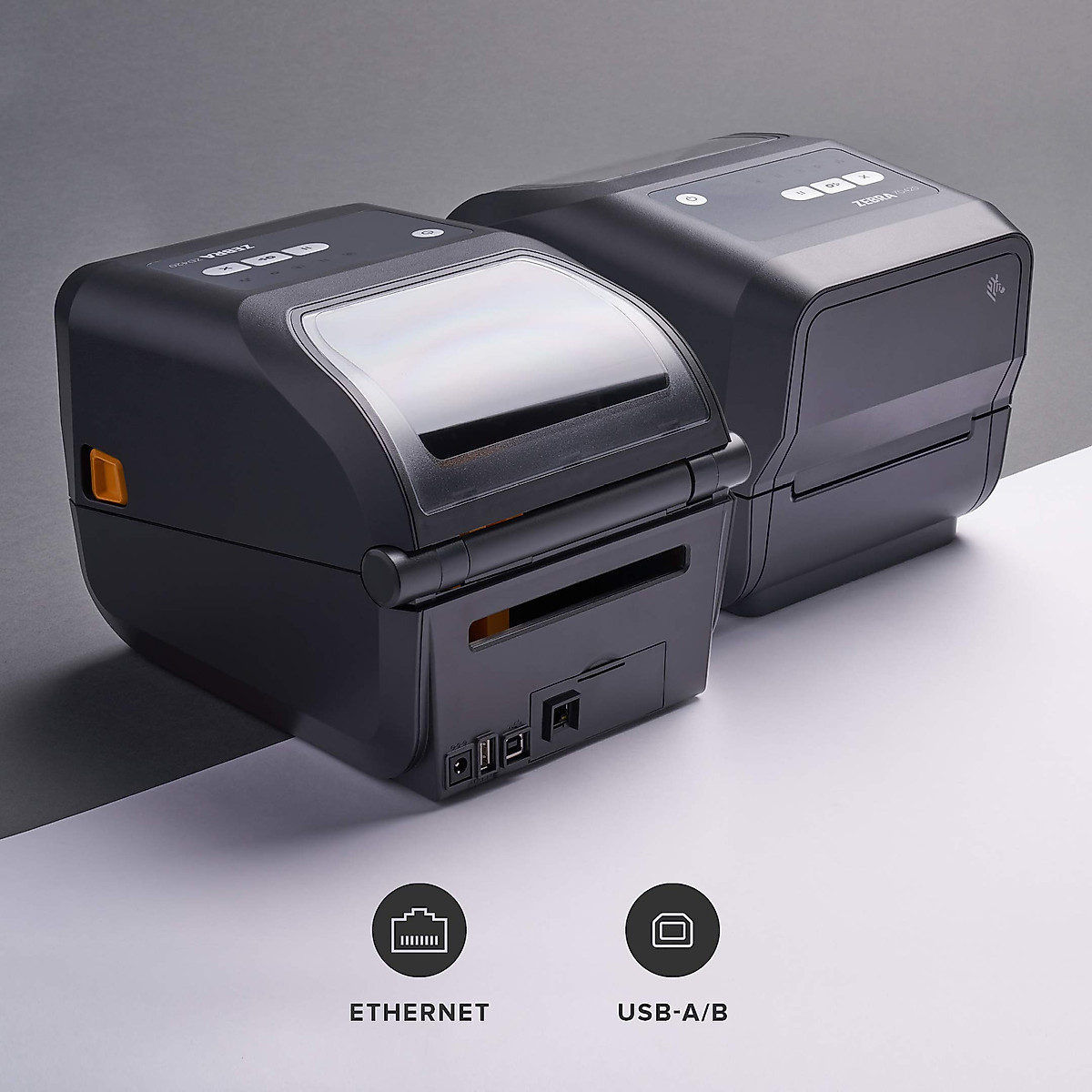 ZEBRA ZD420t Thermal Transfer Desktop Printer 203 dpi Print Width 4 in Bluetooth Ethernet USB ZD42042-T01E00EZ