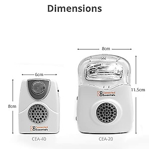 Telephone Ringer Amplifier by Connected Essentials - Loud Ringer with Bright Flashing Light