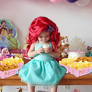 30Pcs Princess Party Decorations Food T ray, Princess Birthday Party Decorations Princess Food Tray Princess Theme Party Favors Paper Food Serving T ray