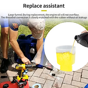 Generator Accessories Portable Oil Change Funnel fits for Yamaha Ef2000iSv2 EF2200iS Wen Generator 56200i 56203i 56235i Westinghouse WH2200iXLT Generac 7117 GP2200i Rainier R2200i