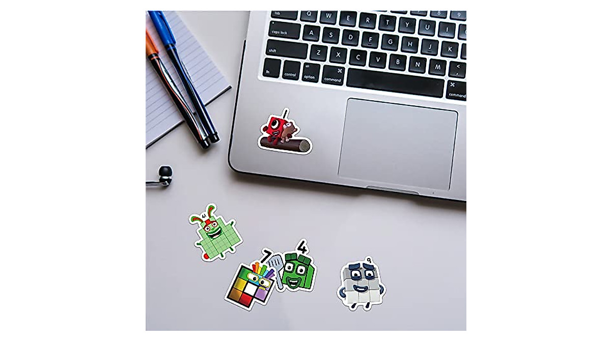 52PCS Numberblocks Stickers for Kids & Teens - Waterproof Vinyl Decals