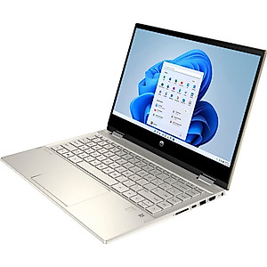 HP Pavilion x360 2-in-1 14" FHD Touchscreen Laptop Computer, Intel Quad-Core i5-1135G7 up to 4.2GHz (Beat i7-1065G7), 16GB DDR4 RAM, 1TB PCIe SSD, WiFi 6, Silver, Windows 11, BROAG Extension Cable