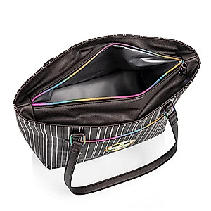 PICNIC TIME Disney Nightmare Before Christmas Uptown Cooler Tote Bag, Insulated Purse Lunch Bag for Her, Stylish Beach Bag Soft Cooler, (Black)