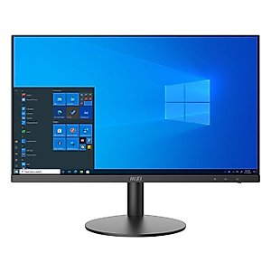 CUK PRO AP241 by MSI All-in-One Professional Desktop PC (Intel Core i9, 32GB DDR4 RAM, 1TB NVMe SSD + 2TB HDD, Intel UHD 610, 23.8" IPS LED Display, Windows 10 Pro) Student AIO Computer