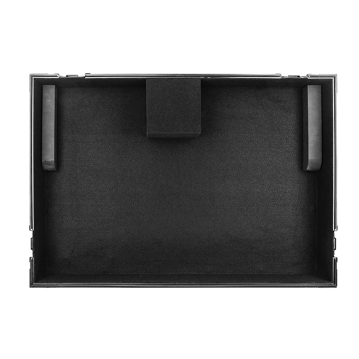 ODYSSEY FZGSPRIME4W2BL Denon Prime 4 Black Flight Case with Patented Glide Laptop Platform & 2U Rack Spaces