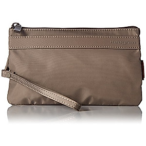 Follis Franc L Wristlet Wallet, RFID Blocking and Coin Pocket, Large, Womens, Sepia/Brown