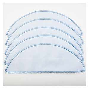 ZeAda 5PCS Mopping Pad,Compatible for Ecovacs DEEBOT OZMO U2/U2 Pro Robot Vacuum Cleaner Washable Cleaning Cloth Sweeper Replacement Parts