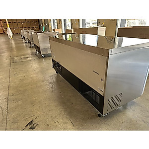 cooler depot Commercial Under Counter Refrigerator 3 doors 72 Inches Width 15.5 Cu. Ft. 3 Shelves Stainless Steel 33°F~41°F 115V/60HZ -KTR-72B
