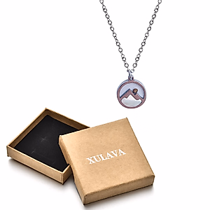 FYXOTI Inspirational Gifts for Women Mustard Seed Necklace,Christian Gifts Faith Necklace for Women Mustard Seed Jewelry for Her,Silver