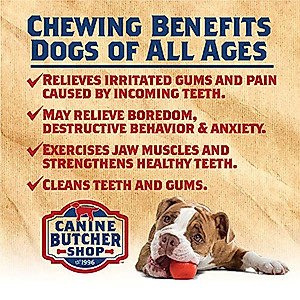Canine Butcher Shop Chicken Feet Dog Treats, Raised & Made in USA All Natural Dog Chews Rawhide Alternative Treats (30-Pack)