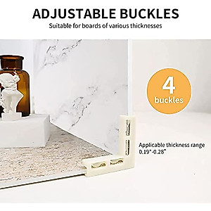 5 PCS Boards Photo Backdrop for Flat Lay, Food Photography Background 16x16 Inch, BEIYANG