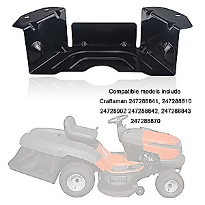 Lawn Mower Parts 783-06424A-0637 42 inch 46 inch Deck Spindle Pulley Belt Guard Cover Compatible with MTD &Troy-Bilt & Craftsman Lawn Mower - 2 Pack (Black), Red