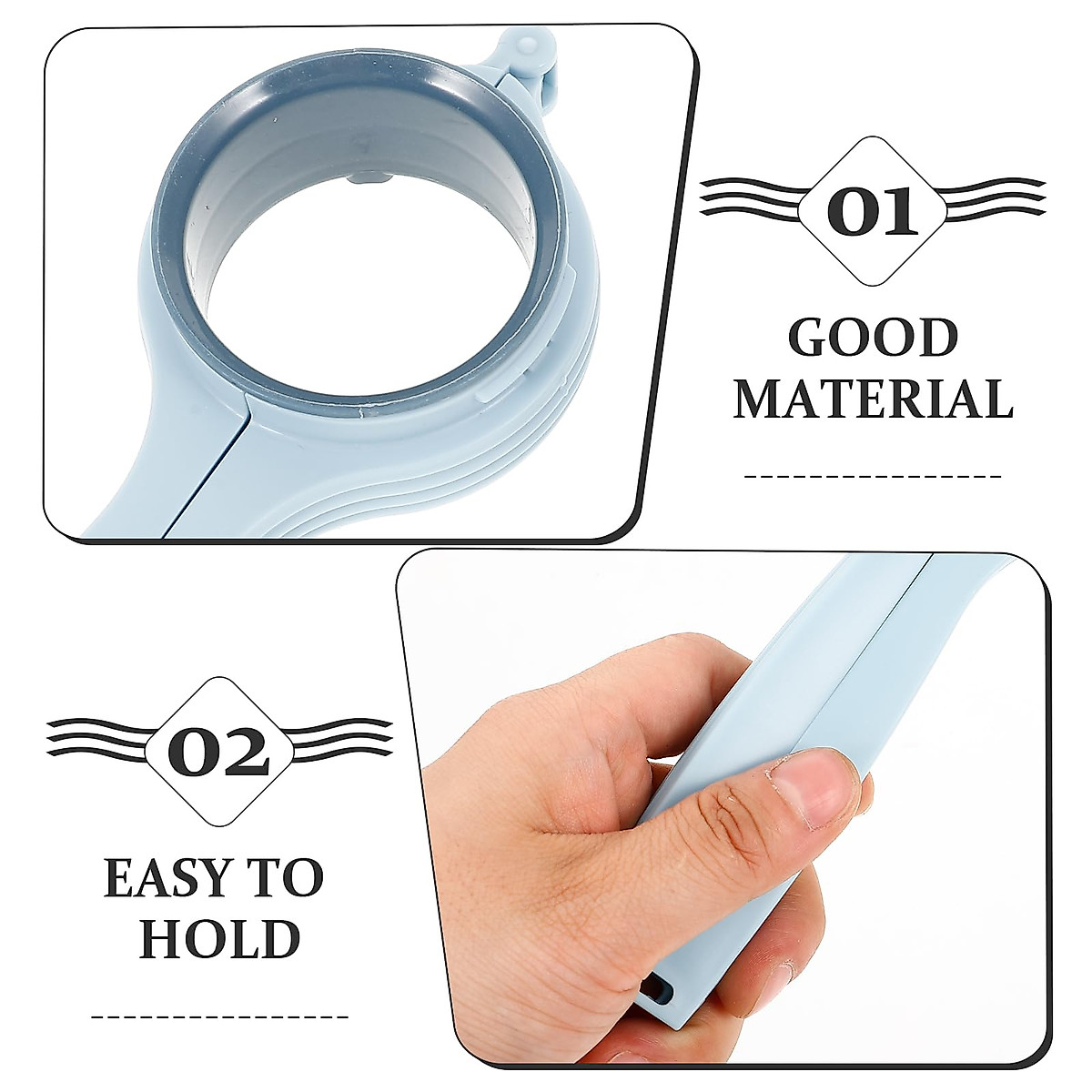 Hemoton 2Pcs Snack Bag Sealing Clips with Pour Spout,Reusable Food Storage Clamps for Chips and Snacks,Chip Bag Clip Airtight Bag Clip,Plastic Food Sealer Clips for Easy Pouring