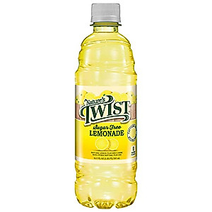 Nature's Twist Sugar Free Lemonade 24 pack, 405.6 Fl Oz (Pack of 24)
