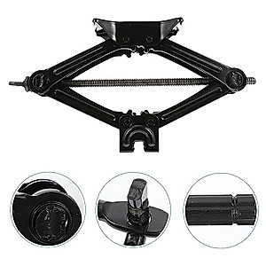 Milisten 1 Set Jack Auto Jack Braces Kit Portable Car Jack 2. 5 Ton Car Jack Hand Cranking Jack 1. 5 Ton Hand Car Jack 1.5 Ton Car Jack Lift Suite Bracket Cold Rolled Steel Black