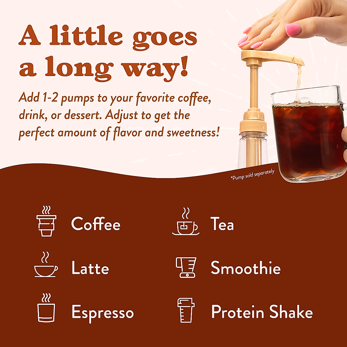 Jordan's Skinny Syrups Sugar Free Maple Donut Coffee Syrup, 25.4oz - Gluten Free, Keto Friendly