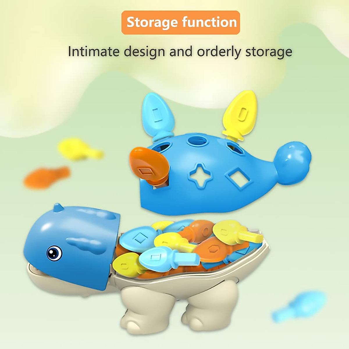 AotBlcer Toddler Toys Age 2-4 Learning Educational Fine Motor Skills Developmental Toys Dinosaur Bath Toys for Kids 2-4, Gift for 2 3 4 Year Old Boys Girls Kids