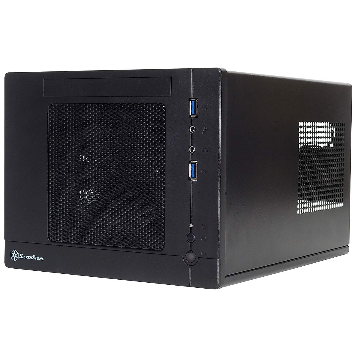 SilverStone Technology SG05BB-LITE Mini-ITX Computer Case Super Small Form Factor with SFX PSU Support SG05BB-LITE-x