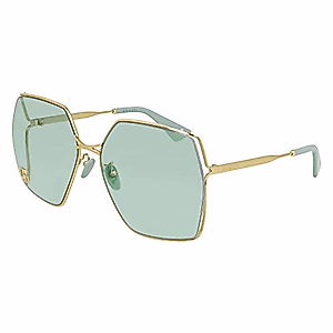 Gucci GG0817S Gold/Green 65/17/140 women Sunglasses