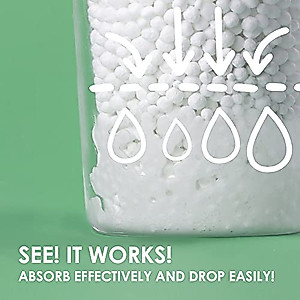 Pureegg Moisture Absorbers for Closet - 8 Packs - 10.6 Oz, Fragrance-Free Dehumidifier for Closet, Efficient Humidity Absorbers for Laundries, Kitchens, Basements