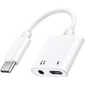 USB C to 3.5mm Jack Headphone Aux Audio Adapter Type C Fast Charging Dongle Converter USBC Earphone Adapter for Google Pixel 4 4XL 3 3XL 2 2XL, iPad Pro 2020 2019 2018, Samsung Note 10/S20 and More