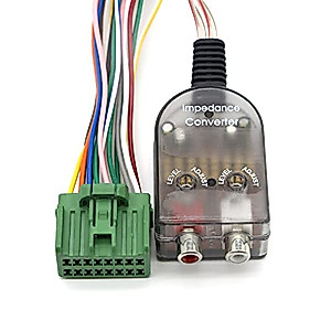 Add an Amp Amplifier Adapter Interface to Factory Radio System 71-2107, Fit for GM Vehicles Chevy Camaro Colorado Silverado GMC Canyon Yukon Sierra 1500 2500HD 3500HD