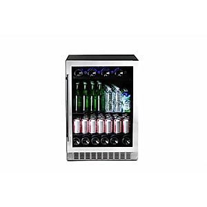 Azure A224BEV-S 24" Undercounter Beverage Center with 5.6 cu ft Capacity